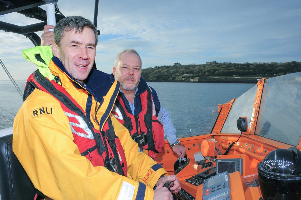 Bishop Tim visits RNLI station - Truro Diocese : Truro Diocese