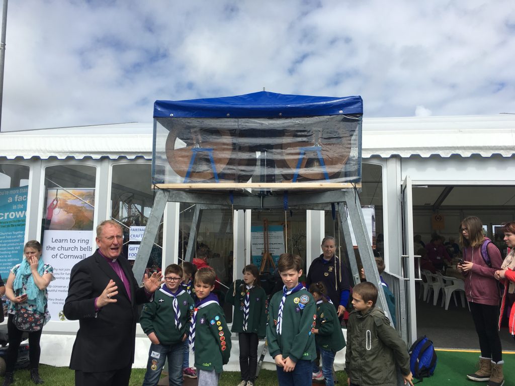 New Bell Ringing badge awarded to scouts at Royal Cornwall Show - Truro ...