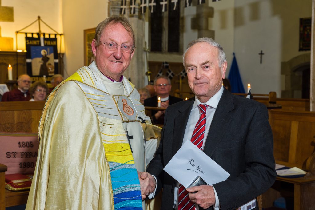 Peter Hewson awarded Cross of St Piran - Truro Diocese : Truro Diocese