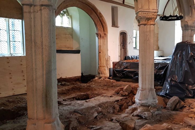 Restoration at St Sithney reveals skeletons of previous parishioners ...