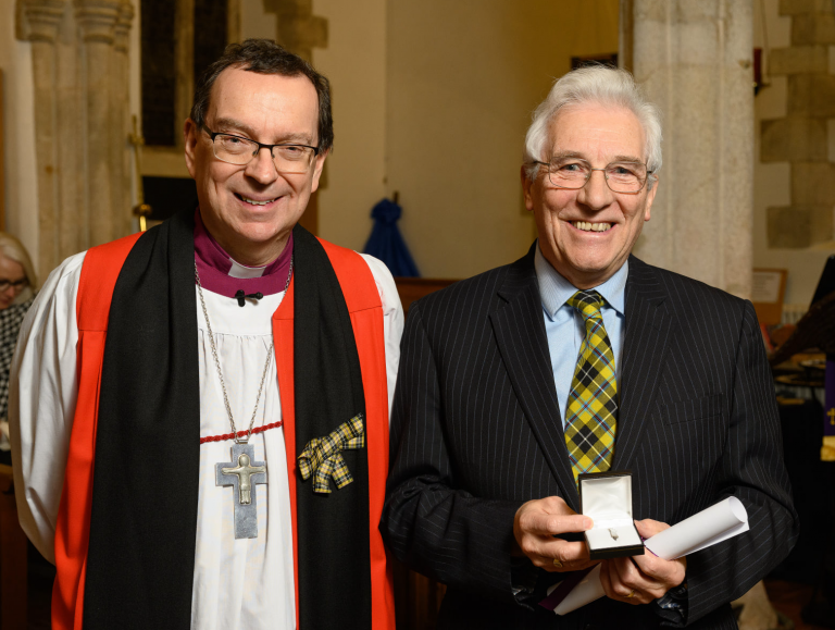John Keast awarded the Cross of St Piran - Truro Diocese : Truro Diocese